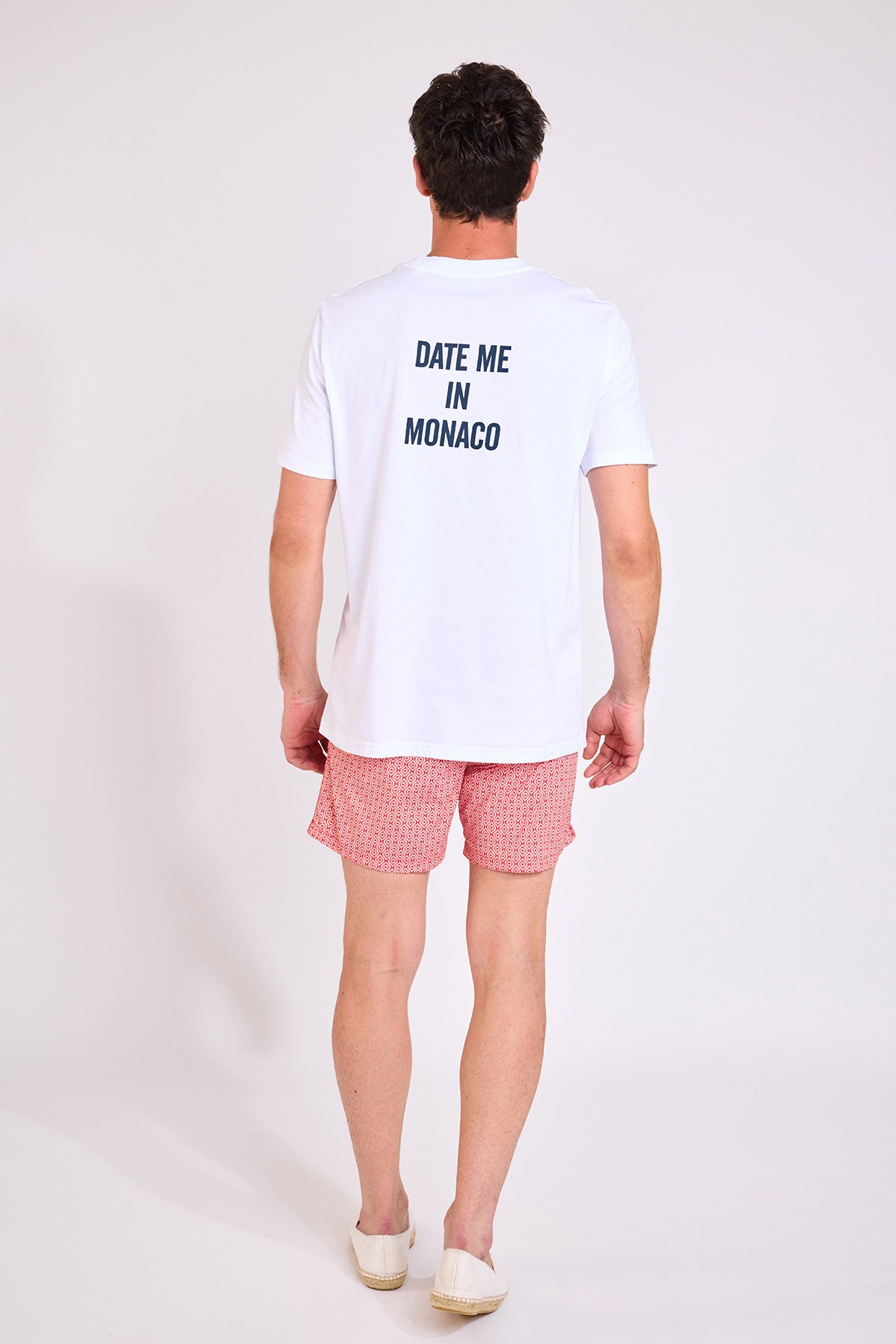 T-shirt blanc MORGAN DATE ME IN MONACO | Cala 1789