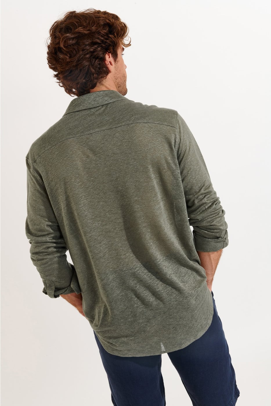 Chemise kaki JEAN LIN | Cala 1789