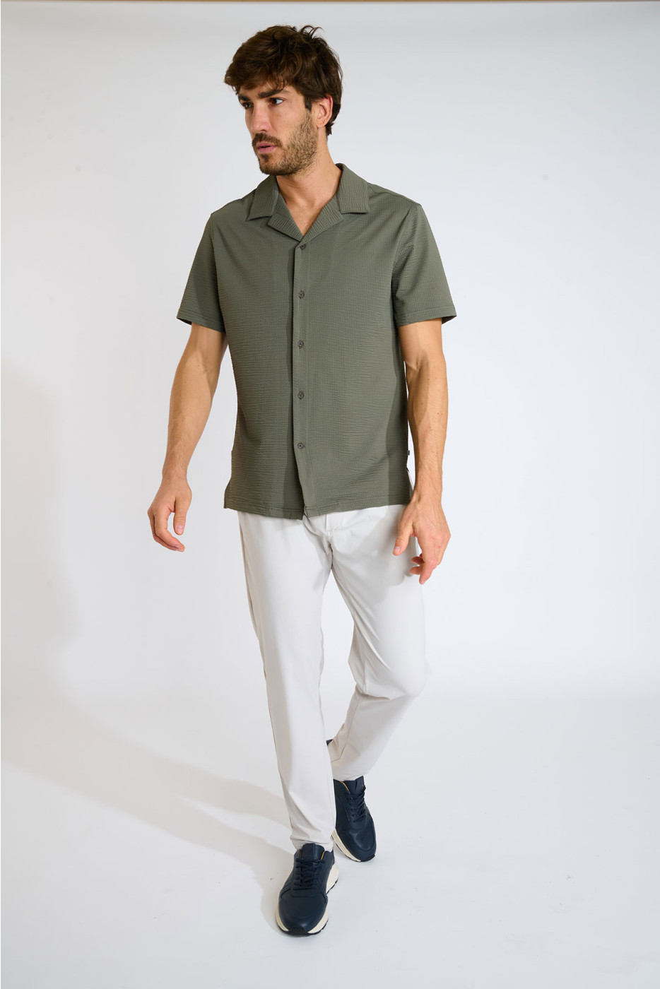 Chemise kaki ALEX TRIESTE | Cala 1789